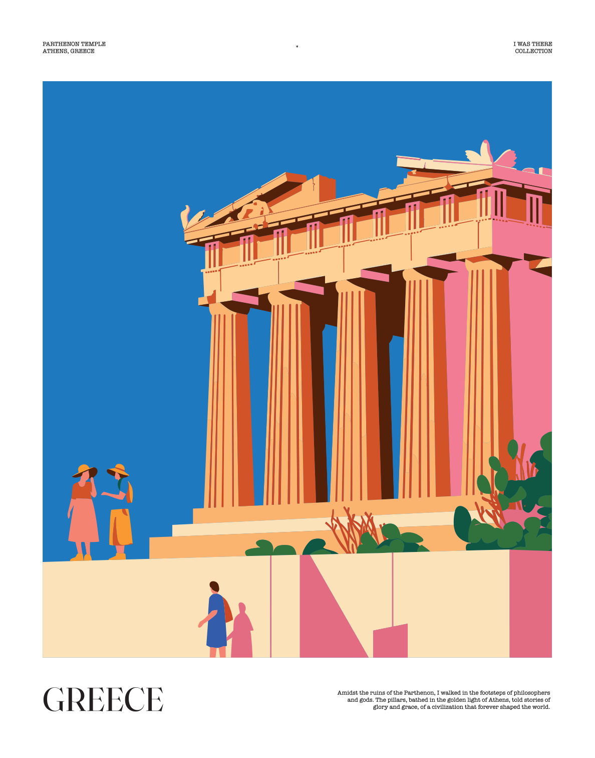 Parthenon - Greece - Premium Matte Paper Poster Print - My Travel Posters